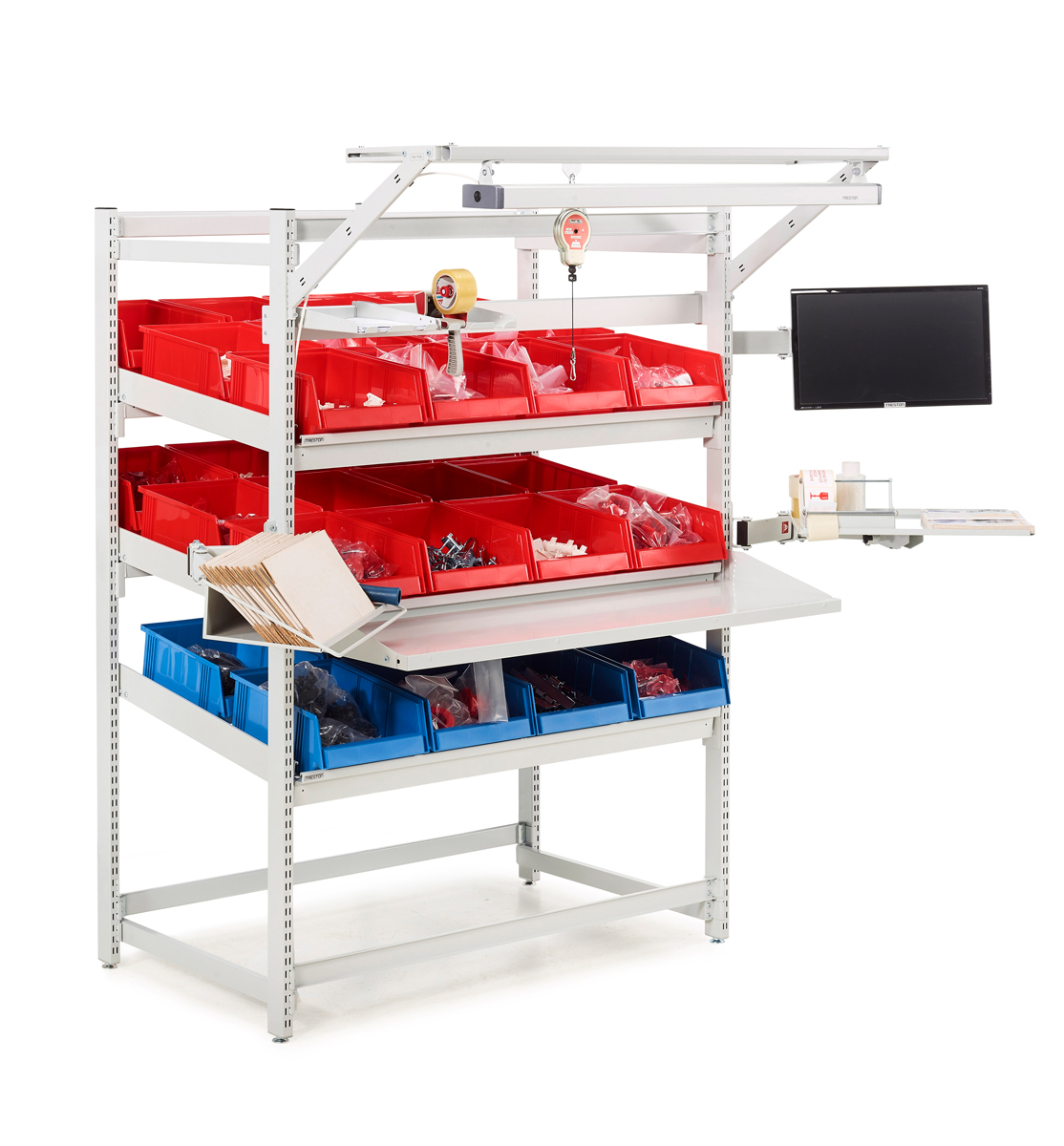 Treston FiFo Flow Rack shelving, storage and picking solution | Treston